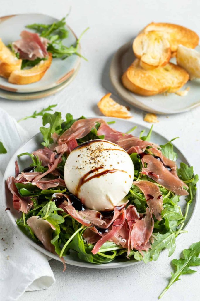 Peach Tomato Burrata Salad BLOOM AND BABE Peach Tomato Burrata Salad BLOOM AND BABE