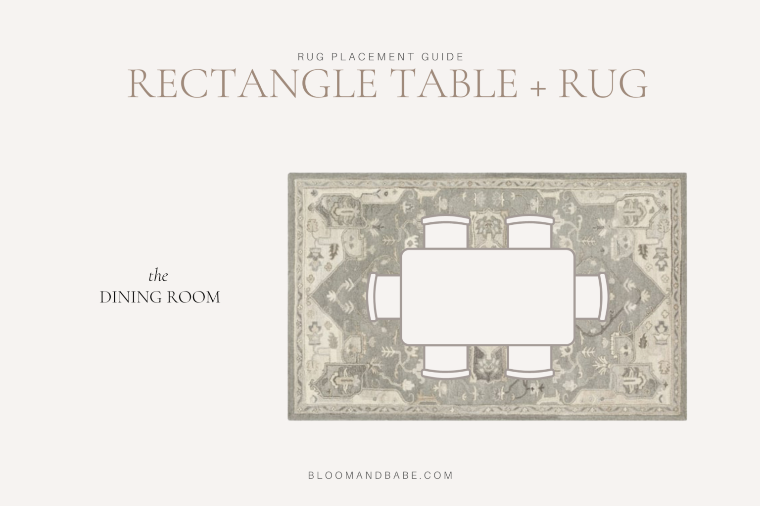 Size Matters: A Guide to Finding the Perfect Rug Size - BLOOM AND BABE